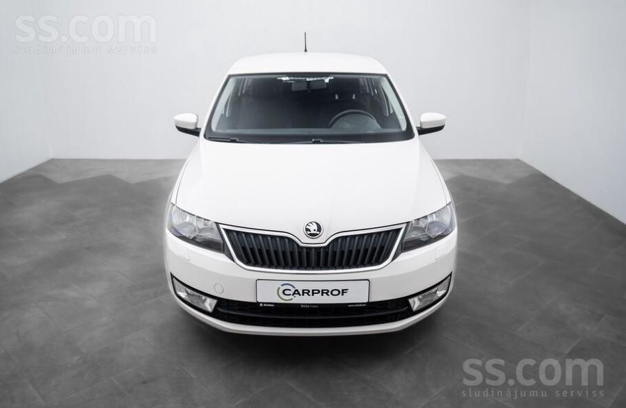 White Skoda Rapid 2015 in Tallinn, with an engine capacity of 1.20 L and mileage of 89 thousand km for 5999 €, photo 5 on AUTOMOTO.COM.LV