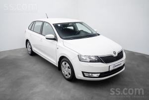 White Skoda Rapid 2015 in Tallinn, with an engine capacity of 1.20 L and mileage of 89 thousand km for 5999 €, photo 6 on AUTOMOTO.COM.LV