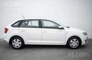 White Skoda Rapid 2015 in Tallinn, with an engine capacity of 1.20 L and mileage of 89 thousand km for 5999 €, photo 7 on AUTOMOTO.COM.LV