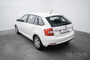White Skoda Rapid 2015 in Tallinn, with an engine capacity of 1.20 L and mileage of 89 thousand km for 5999 €, photo 9 on AUTOMOTO.COM.LV
