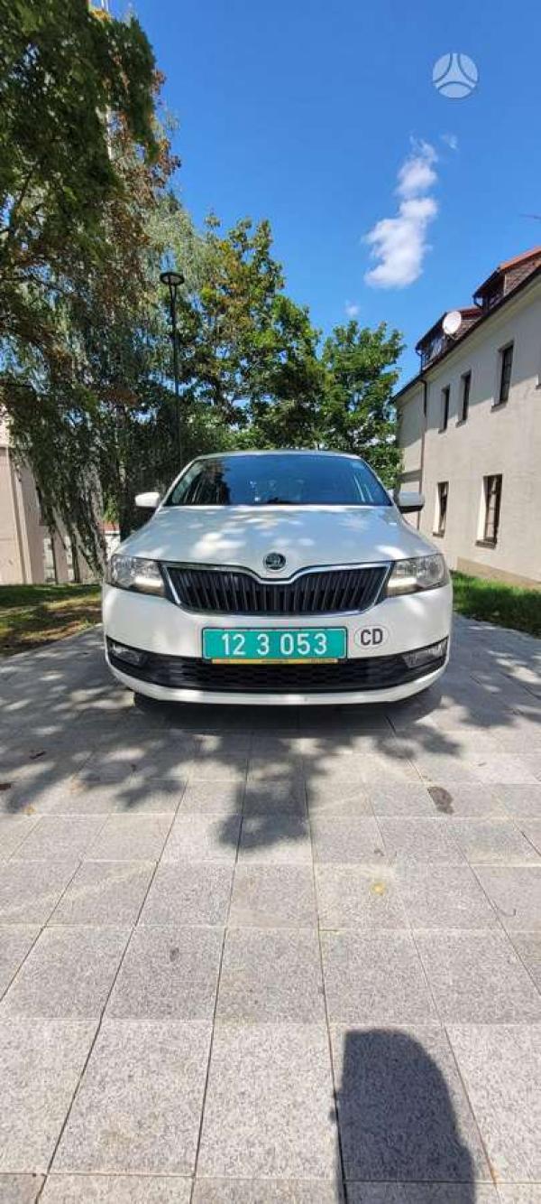 Balts Skoda Rapid 2017 Viļņa, ar dzinēja tilpumu 1.40 L un nobraukumu 223 tūkst. km par 5950 €, foto 1 vietnē AUTOMOTO.COM.LV