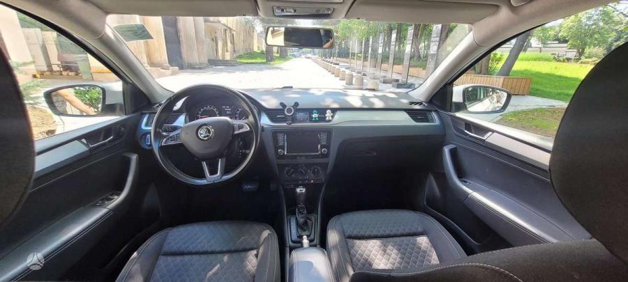 Balts Skoda Rapid 2017 Viļņa, ar dzinēja tilpumu 1.40 L un nobraukumu 223 tūkst. km par 5950 €, foto 7 vietnē AUTOMOTO.COM.LV