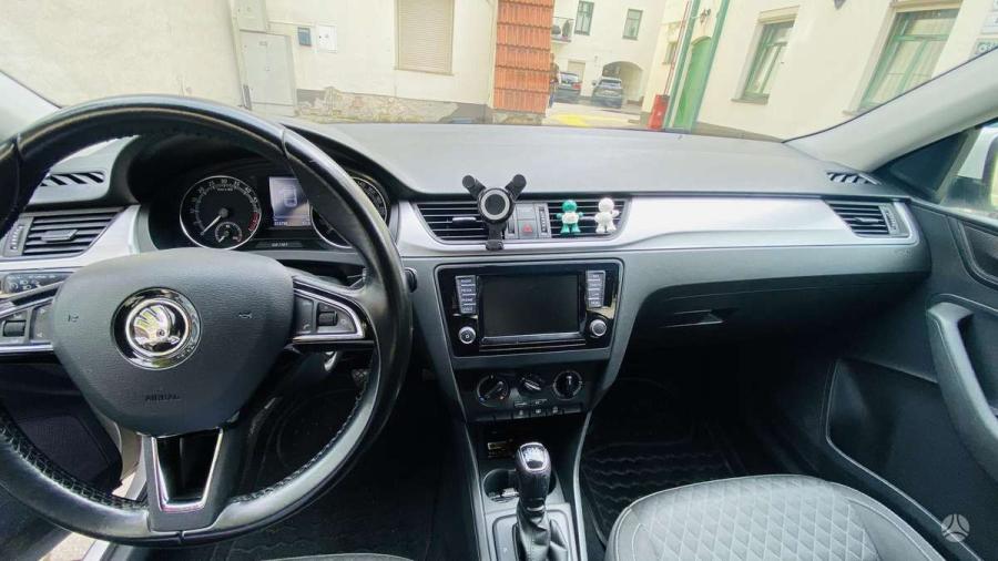 Balts Skoda Rapid 2017 Viļņa, ar dzinēja tilpumu 1.40 L un nobraukumu 223 tūkst. km par 5950 €, foto 16 vietnē AUTOMOTO.COM.LV