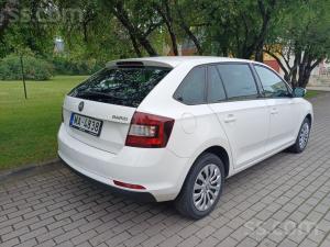 White Skoda Rapid 2019 in Riga, with an engine capacity of 1.00 L and mileage of 239 thousand km for 4990 €, photo 5 on AUTOMOTO.COM.LV