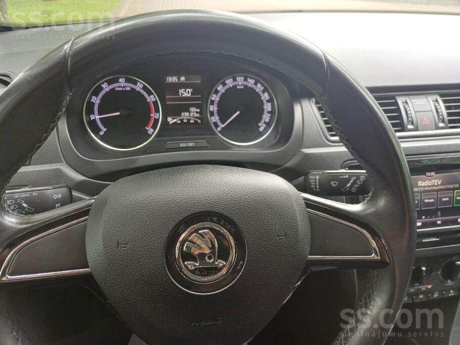White Skoda Rapid 2019 in Riga, with an engine capacity of 1.00 L and mileage of 239 thousand km for 4990 €, photo 11 on AUTOMOTO.COM.LV