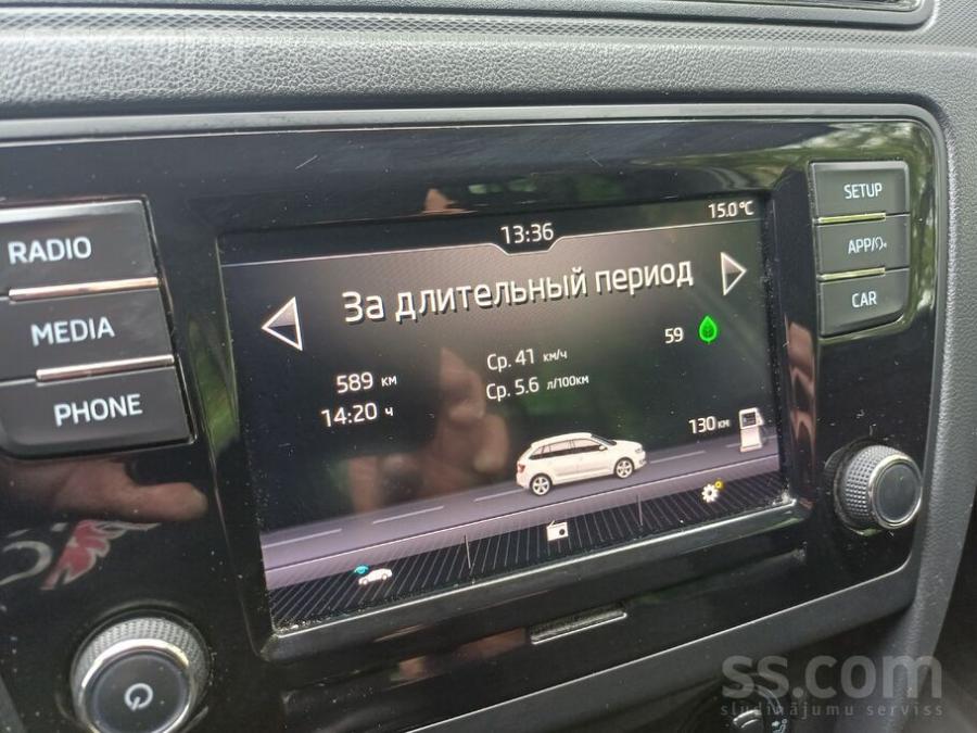 White Skoda Rapid 2019 in Riga, with an engine capacity of 1.00 L and mileage of 239 thousand km for 4990 €, photo 14 on AUTOMOTO.COM.LV