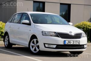 Balts Skoda Rapid 2014 Tukums, ar dzinēja tilpumu 1.60 L un nobraukumu 320 tūkst. km par 2350 €, foto  vietnē AUTOMOTO.COM.LV