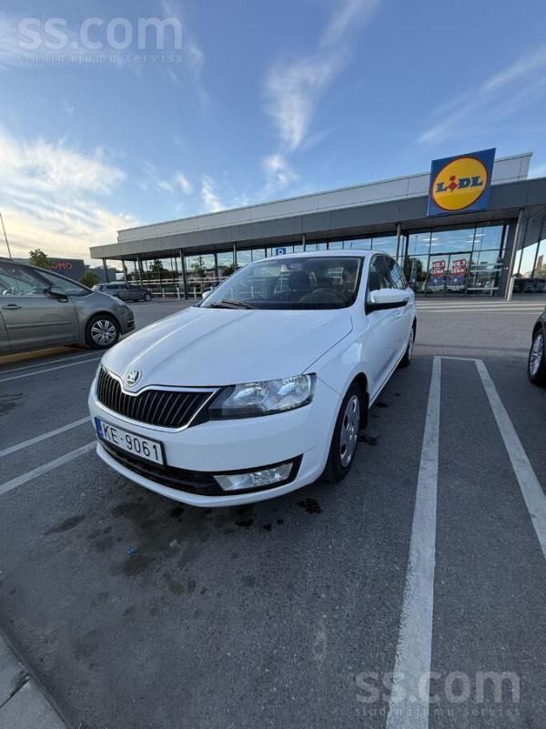 Balts Skoda Rapid 2015 Rīga, ar dzinēja tilpumu 1.60 L un nobraukumu 271 tūkst. km par 4750 €, foto 1 vietnē AUTOMOTO.COM.LV