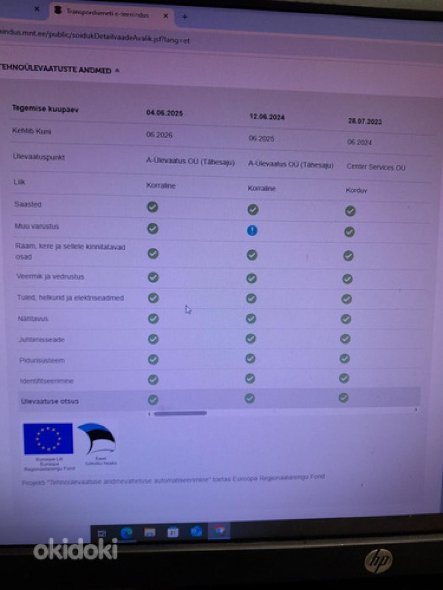 Beige Skoda Roomster 2007 in Tallinn, with an engine capacity of 1.60 L and mileage of 221 thousand km for 2300 €, photo 12 on AUTOMOTO.COM.LV