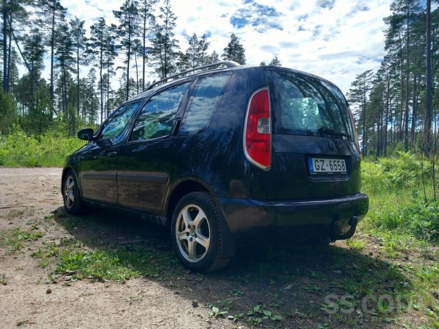 Melns Skoda Roomster 2008 Talsi, ar dzinēja tilpumu 1.40 L un nobraukumu 318 tūkst. km par 570 €, foto 5 vietnē AUTOMOTO.COM.LV