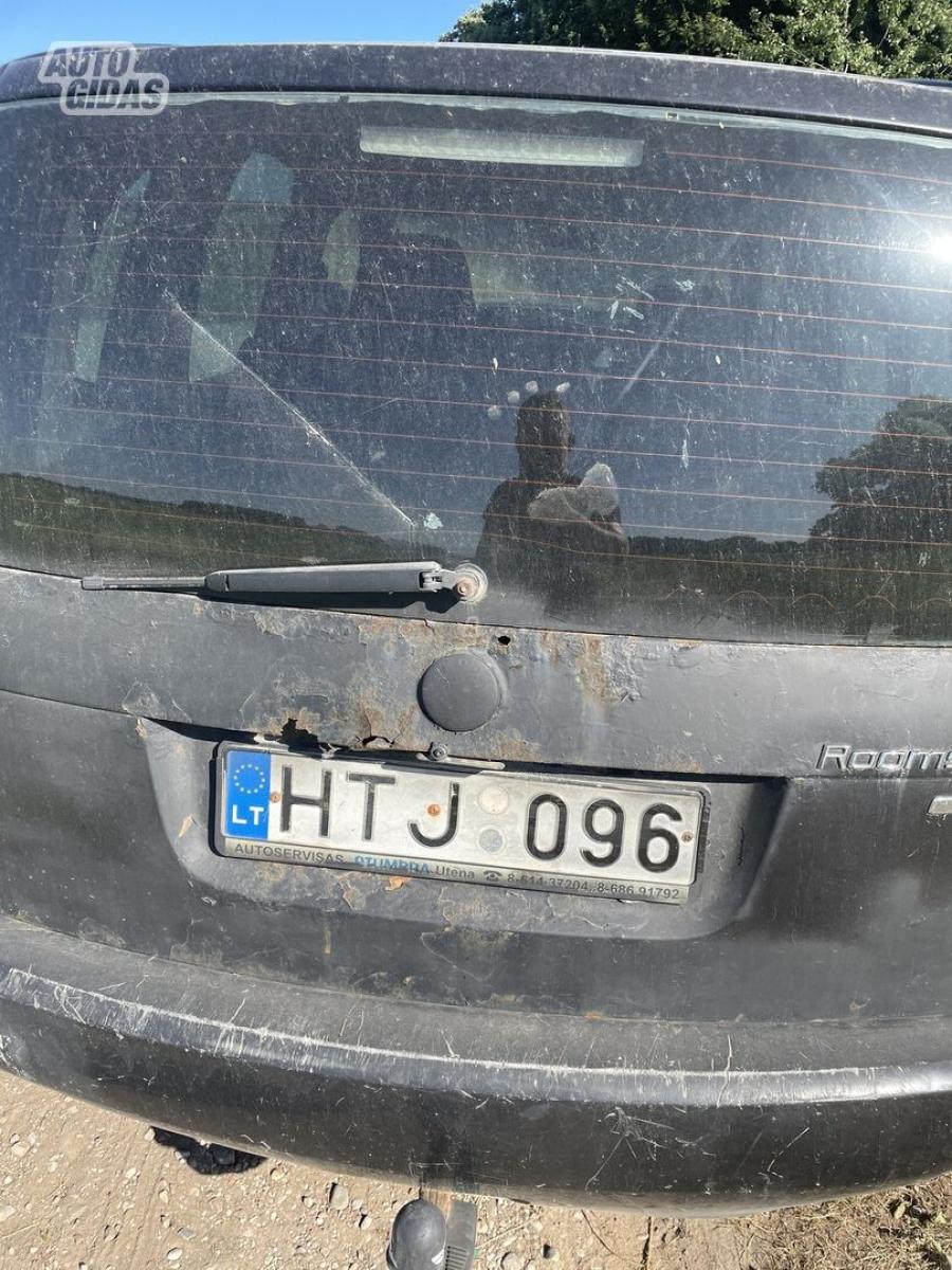 Melns Skoda Roomster 2006 Utena, ar dzinēja tilpumu 1.90 L un nobraukumu 617 tūkst. km par 650 €, foto 7 vietnē AUTOMOTO.COM.LV