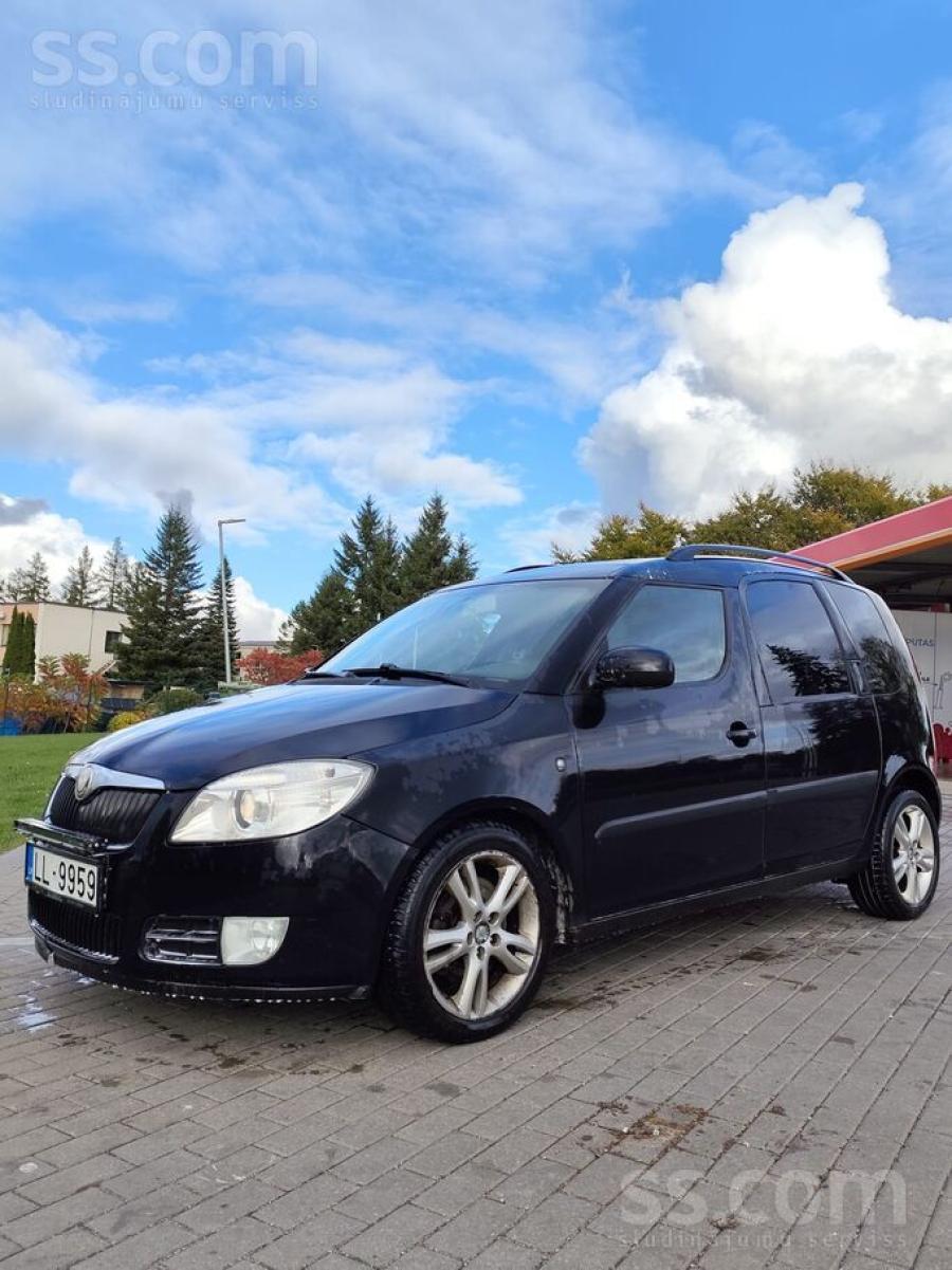 Черный Шкода Румстер 2007 в Талси, объемом двигателя 1.90 л и пробегом 399 тыс. км за 2500 €, фото 1 на AUTOMOTO.COM.LV