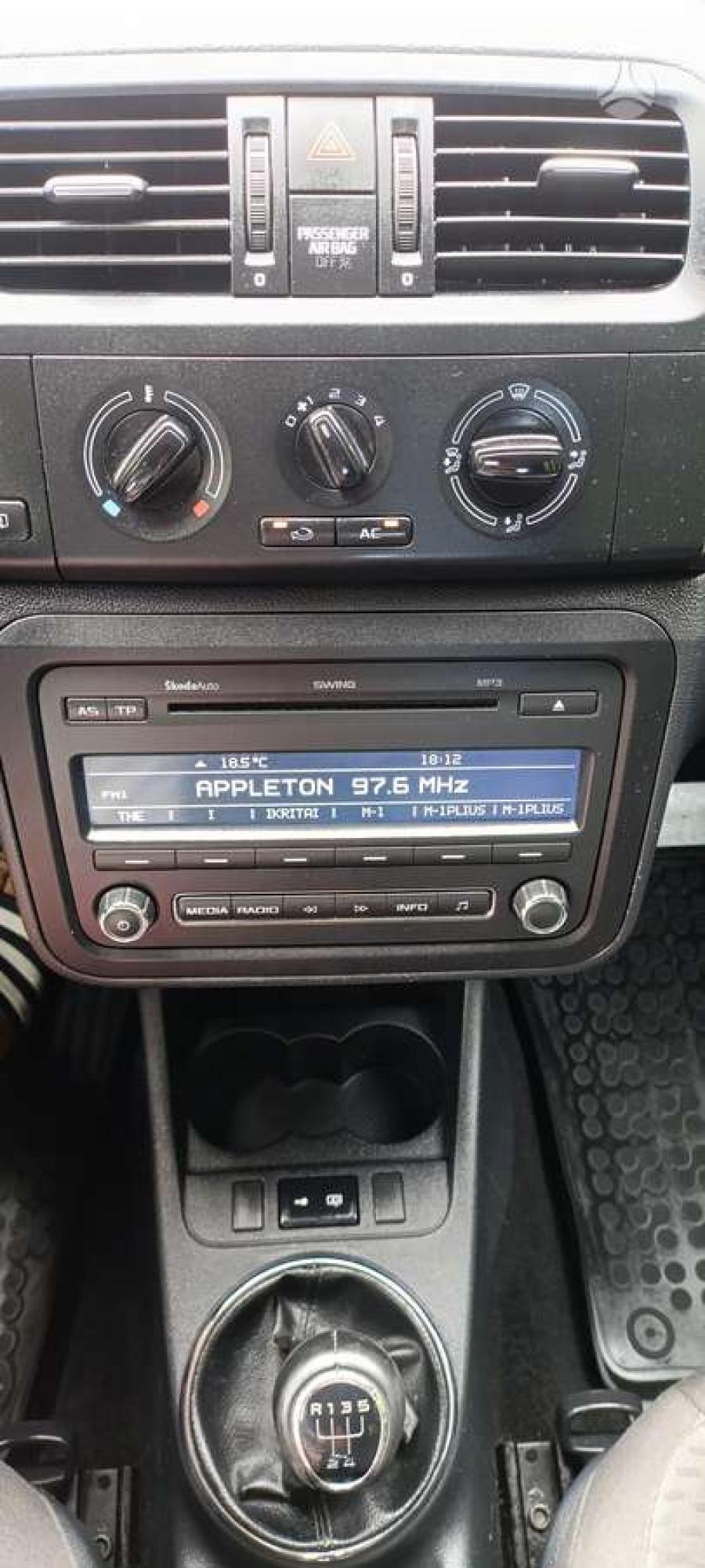 Черный Шкода Румстер 2011 в Каунас, объемом двигателя 1.60 л и пробегом 198 тыс. км за 2750 €, фото 14 на AUTOMOTO.COM.LV