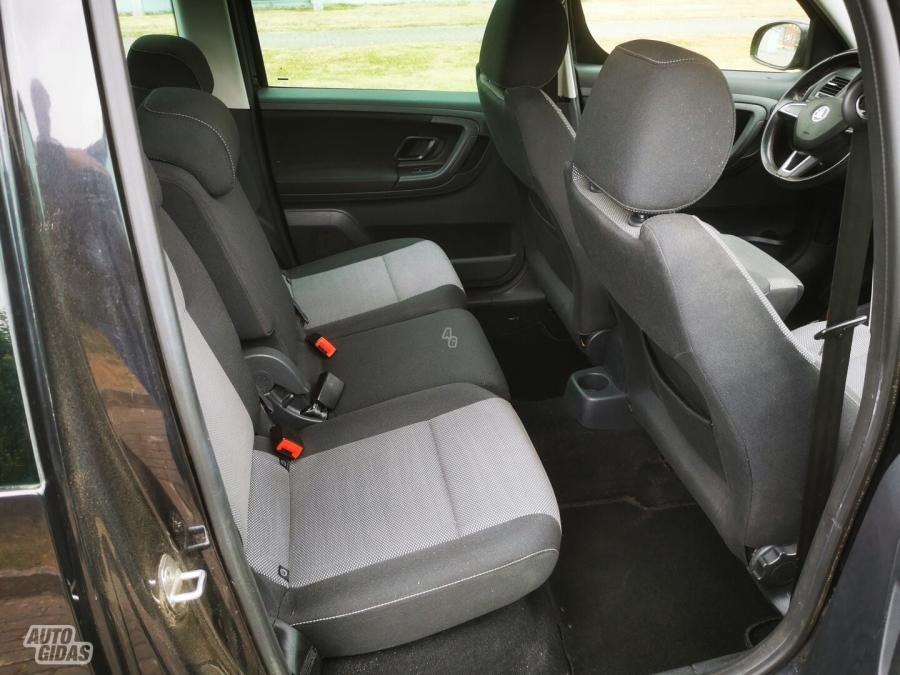 Melns Skoda Roomster 2014 Klaipėda, ar dzinēja tilpumu 1.60 L un nobraukumu 203 tūkst. km par 3990 €, foto 27 vietnē AUTOMOTO.COM.LV