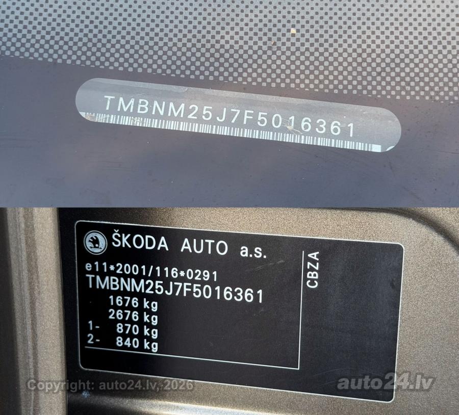 Коричневый Шкода Румстер 2014 в Таллин, объемом двигателя 1.20 л и пробегом 66 тыс. км за 4990 €, фото 56 на AUTOMOTO.COM.LV