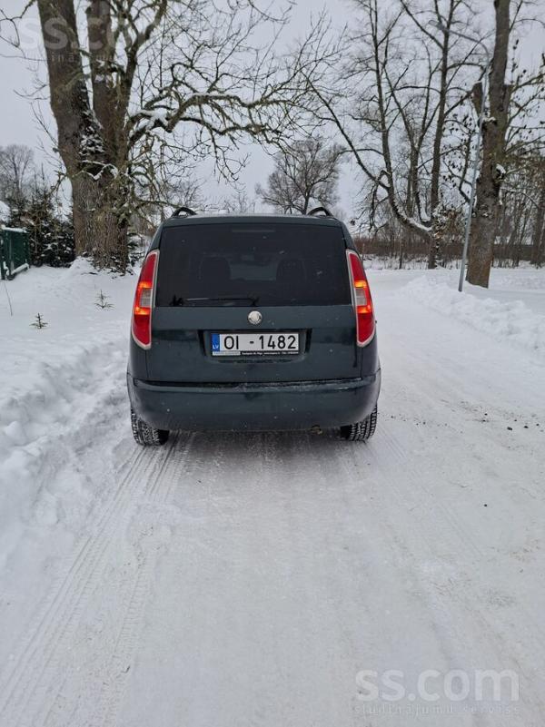 Zaļš Skoda Roomster 2007 Gulbene, ar dzinēja tilpumu 1.90 L un nobraukumu 0 tūkst. km par 1690 €, foto 7 vietnē AUTOMOTO.COM.LV