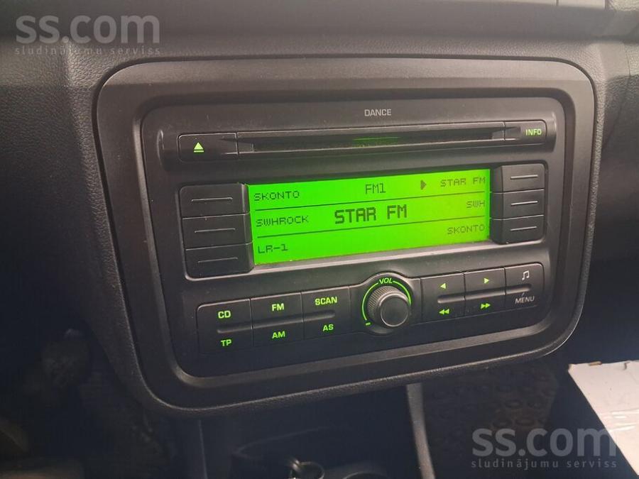 Green Skoda Roomster 2007 in Cesis, with an engine capacity of 1.90 L and mileage of 515 thousand km for 1120 €, photo 12 on AUTOMOTO.COM.LV