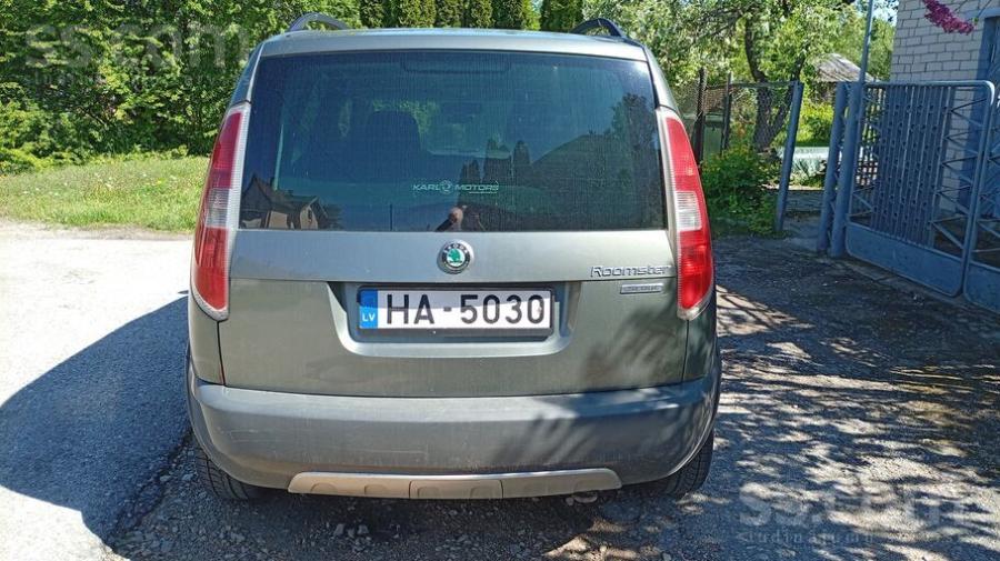 Zaļš Skoda Roomster 2008 Rīga, ar dzinēja tilpumu 1.90 L un nobraukumu 320 tūkst. km par 2250 €, foto 4 vietnē AUTOMOTO.COM.LV
