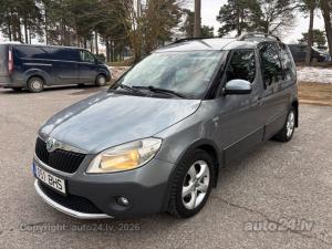 Pelēks Skoda Roomster 2012 Tallina, ar dzinēja tilpumu 1.20 L un nobraukumu 213 tūkst. km par 3590 €, foto  vietnē AUTOMOTO.COM.LV