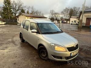 Grey Skoda Roomster 2014 in Riga, with an engine capacity of 1.60 L and mileage of 0 thousand km for 3500 €, photo  on AUTOMOTO.COM.LV