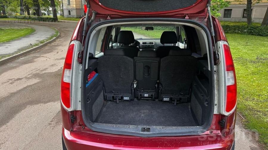 Sarkans Skoda Roomster 2007 Rīga, ar dzinēja tilpumu 1.90 L un nobraukumu 336 tūkst. km par 1000 €, foto 7 vietnē AUTOMOTO.COM.LV