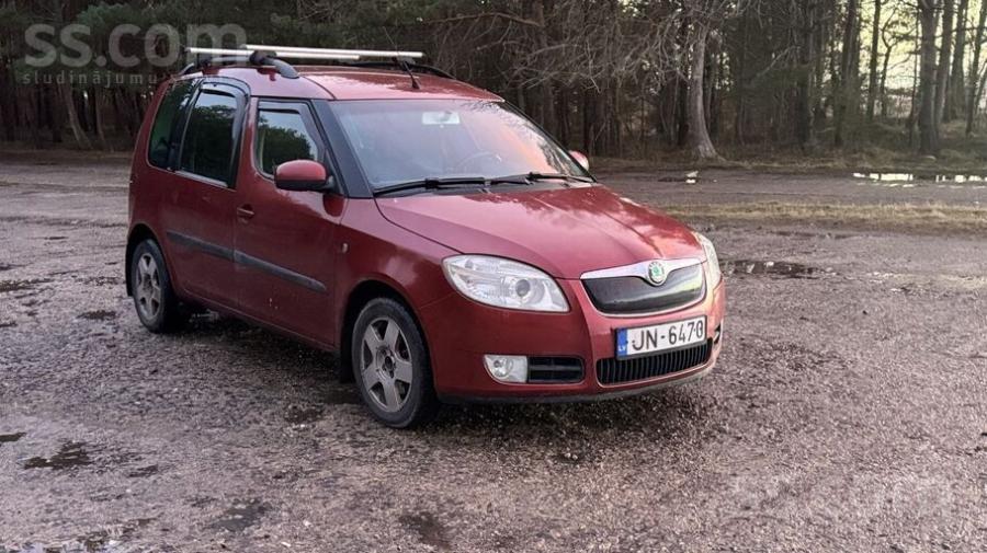 Красный Шкода Румстер 2007 в Лиепая, объемом двигателя 1.90 л и пробегом 420 тыс. км за 1499 €, фото 9 на AUTOMOTO.COM.LV
