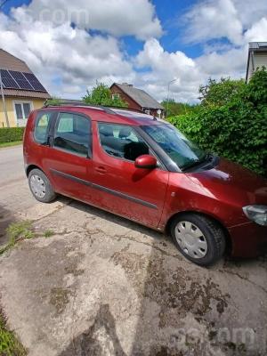 Sarkans Skoda Roomster 2007 Tukums, ar dzinēja tilpumu 1.90 L un nobraukumu 162 tūkst. km par 2350 €, foto 6 vietnē AUTOMOTO.COM.LV