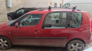 Sarkans Skoda Roomster 2009 Rīga, ar dzinēja tilpumu 1.40 L un nobraukumu 0 tūkst. km par 300 €, foto  vietnē AUTOMOTO.COM.LV