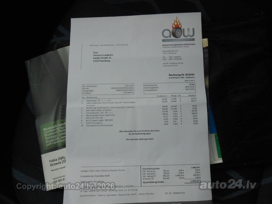 Красный Шкода Румстер 2014 в Вильянди, объемом двигателя 1.60 л и пробегом 224 тыс. км за 4990 €, фото 15 на AUTOMOTO.COM.LV