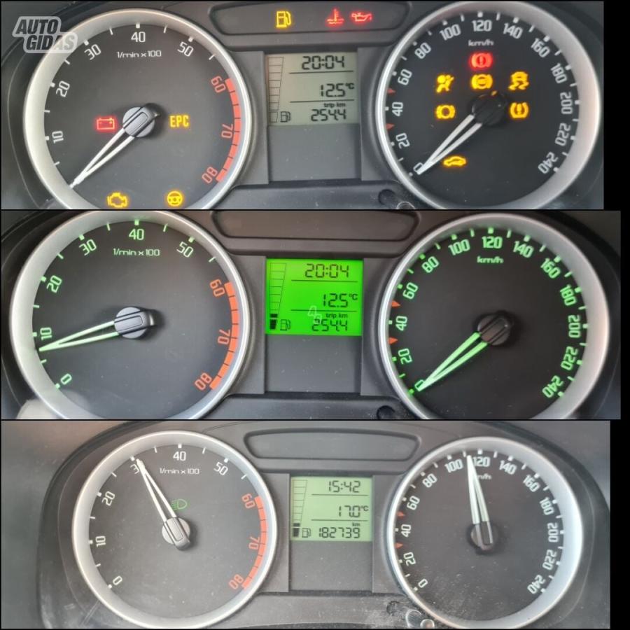 Grey Skoda Roomster Scout 2008 in Klaipeda, with an engine capacity of 1.60 L and mileage of 182 thousand km for 3300 €, photo 18 on AUTOMOTO.COM.LV