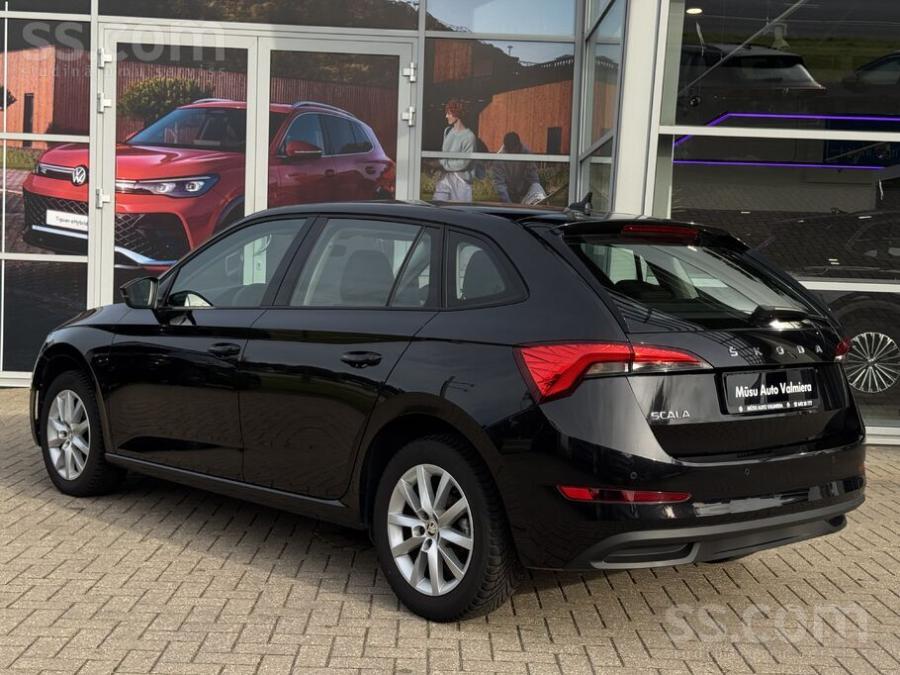 Black Skoda Scala 2021 in Valmiera, with an engine capacity of 1.00 L and mileage of 118 thousand km for 11900 €, photo 5 on AUTOMOTO.COM.LV