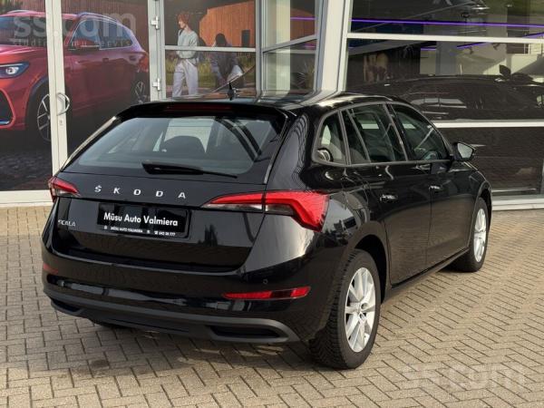 Black Skoda Scala 2021 in Valmiera, with an engine capacity of 1.00 L and mileage of 118 thousand km for 11900 €, photo 6 on AUTOMOTO.COM.LV
