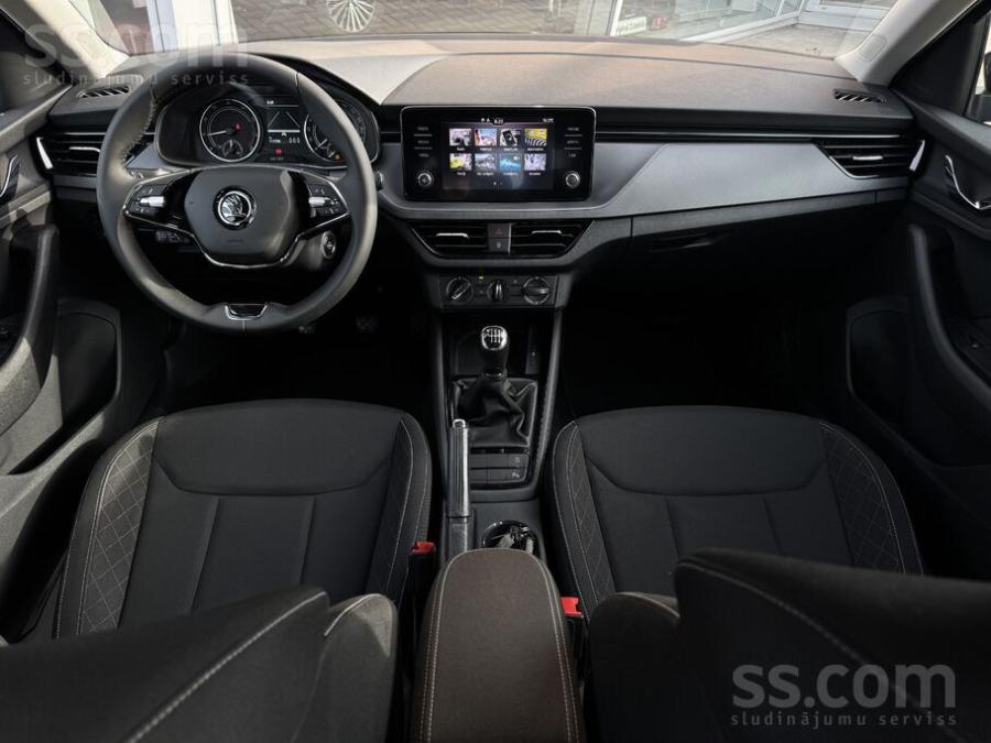 Black Skoda Scala 2021 in Valmiera, with an engine capacity of 1.00 L and mileage of 118 thousand km for 11900 €, photo 19 on AUTOMOTO.COM.LV