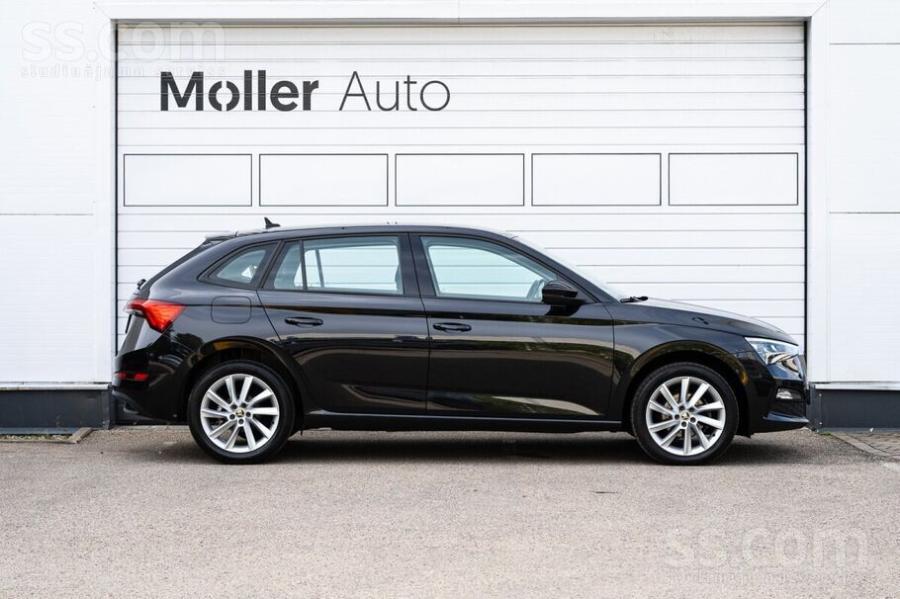 Black Skoda Scala 2021 in Riga, with an engine capacity of 1.50 L and mileage of 126 thousand km for 15250 €, photo 6 on AUTOMOTO.COM.LV