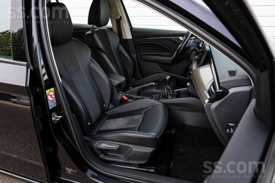Black Skoda Scala 2021 in Riga, with an engine capacity of 1.50 L and mileage of 126 thousand km for 15250 €, photo 8 on AUTOMOTO.COM.LV