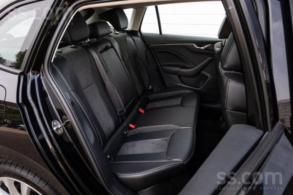 Black Skoda Scala 2021 in Riga, with an engine capacity of 1.50 L and mileage of 126 thousand km for 15250 €, photo 8 on AUTOMOTO.COM.LV