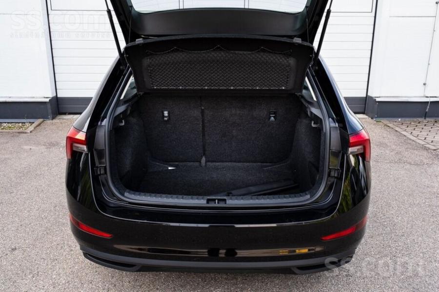 Black Skoda Scala 2021 in Riga, with an engine capacity of 1.50 L and mileage of 126 thousand km for 15250 €, photo 18 on AUTOMOTO.COM.LV