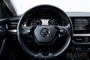 Black Skoda Scala 2021 in Riga, with an engine capacity of 1.50 L and mileage of 126 thousand km for 15250 €, photo 21 on AUTOMOTO.COM.LV