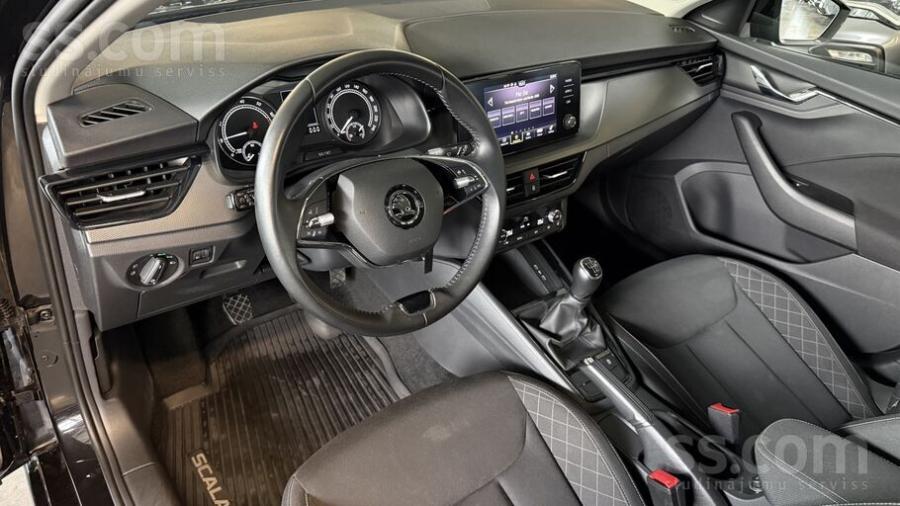 Melns Skoda Scala 2023 Rīga, ar dzinēja tilpumu 1.00 L un nobraukumu 41 tūkst. km par 15400 €, foto 12 vietnē AUTOMOTO.COM.LV