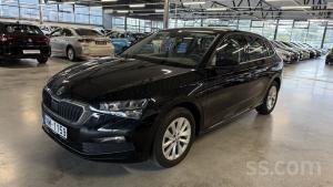 Black Skoda Scala 2023 in Riga, with an engine capacity of 1.00 L and mileage of 44 thousand km for 16400 €, photo  on AUTOMOTO.COM.LV