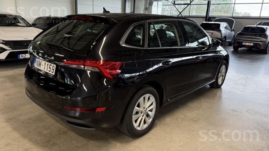 Black Skoda Scala 2023 in Riga, with an engine capacity of 1.00 L and mileage of 44 thousand km for 16400 €, photo 5 on AUTOMOTO.COM.LV