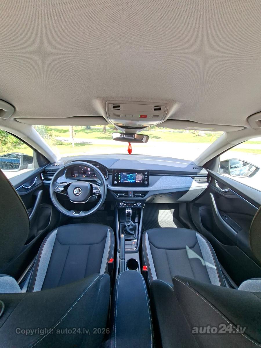 Melns Skoda Scala 2024 Tallina, ar dzinēja tilpumu 1.00 L un nobraukumu 22 tūkst. km par 18780 €, foto 7 vietnē AUTOMOTO.COM.LV