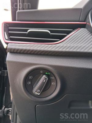 Black Skoda Scala 2026 in Riga, with an engine capacity of 1.00 L and mileage of 6 thousand km for 23900 €, photo 10 on AUTOMOTO.COM.LV