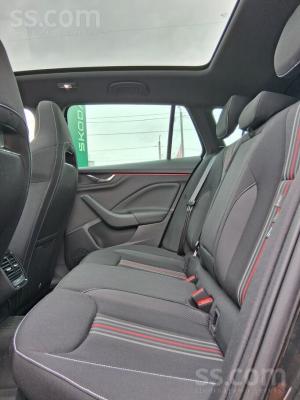 Black Skoda Scala 2026 in Riga, with an engine capacity of 1.00 L and mileage of 6 thousand km for 23900 €, photo 19 on AUTOMOTO.COM.LV