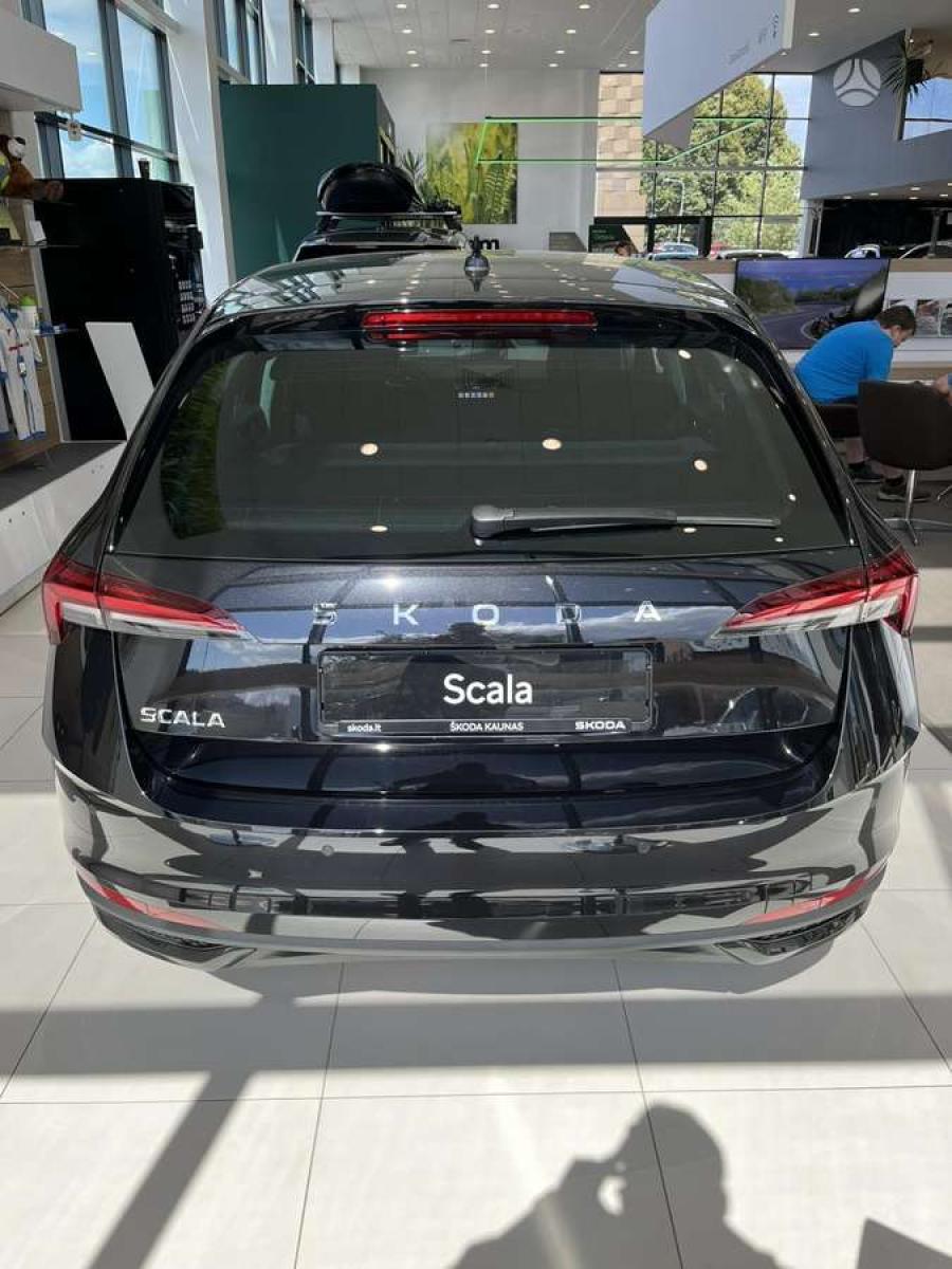 Black Skoda Scala 2026 in Kaunas, with an engine capacity of 1.00 L and mileage of 0 thousand km for 23610 €, photo 6 on AUTOMOTO.COM.LV