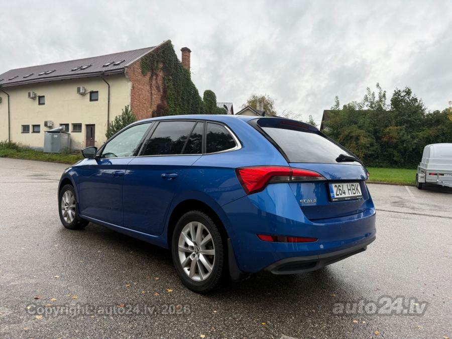 Blue Skoda Scala 2019 in Tartu, with an engine capacity of 1.00 L and mileage of 126 thousand km for 10300 €, photo 8 on AUTOMOTO.COM.LV