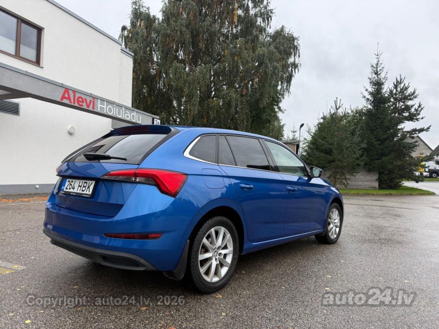 Blue Skoda Scala 2019 in Tartu, with an engine capacity of 1.00 L and mileage of 126 thousand km for 10300 €, photo 11 on AUTOMOTO.COM.LV