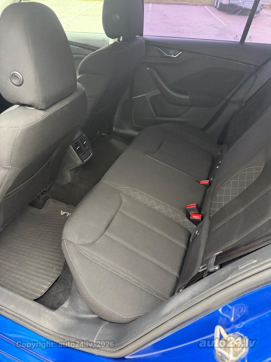 Blue Skoda Scala 2019 in Tartu, with an engine capacity of 1.00 L and mileage of 126 thousand km for 10300 €, photo 13 on AUTOMOTO.COM.LV