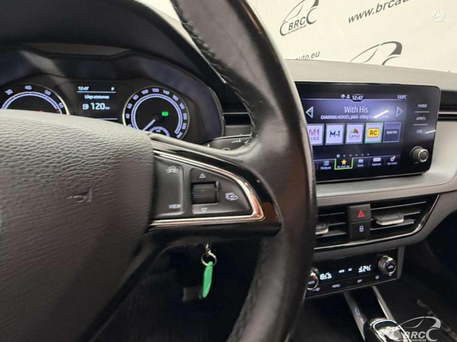 Blue Skoda Scala 2020 in Vilnius, with an engine capacity of 1.00 L and mileage of 166 thousand km for 10850 €, photo 29 on AUTOMOTO.COM.LV