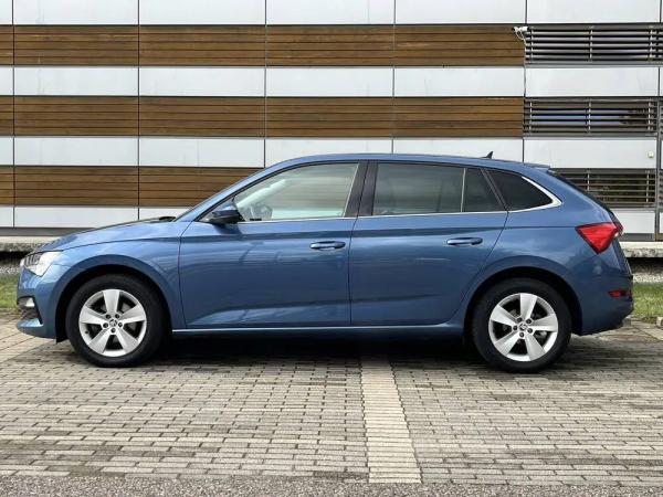 Blue Skoda Scala 2020 in Riga, with an engine capacity of 1.00 L and mileage of 83 thousand km for 13700 €, photo 3 on AUTOMOTO.COM.LV